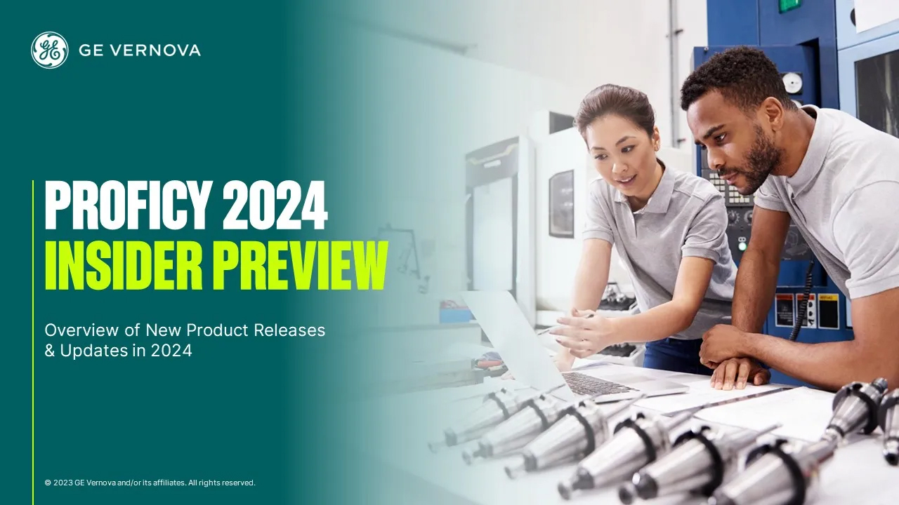 All the news from Proficy 2024 by GE Vernova - ServiTecno